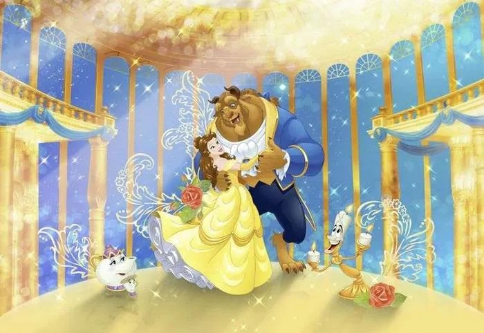 Fototapeta Komar Disney 8-4022 Beauty and the Beast (368 x 254 cm)