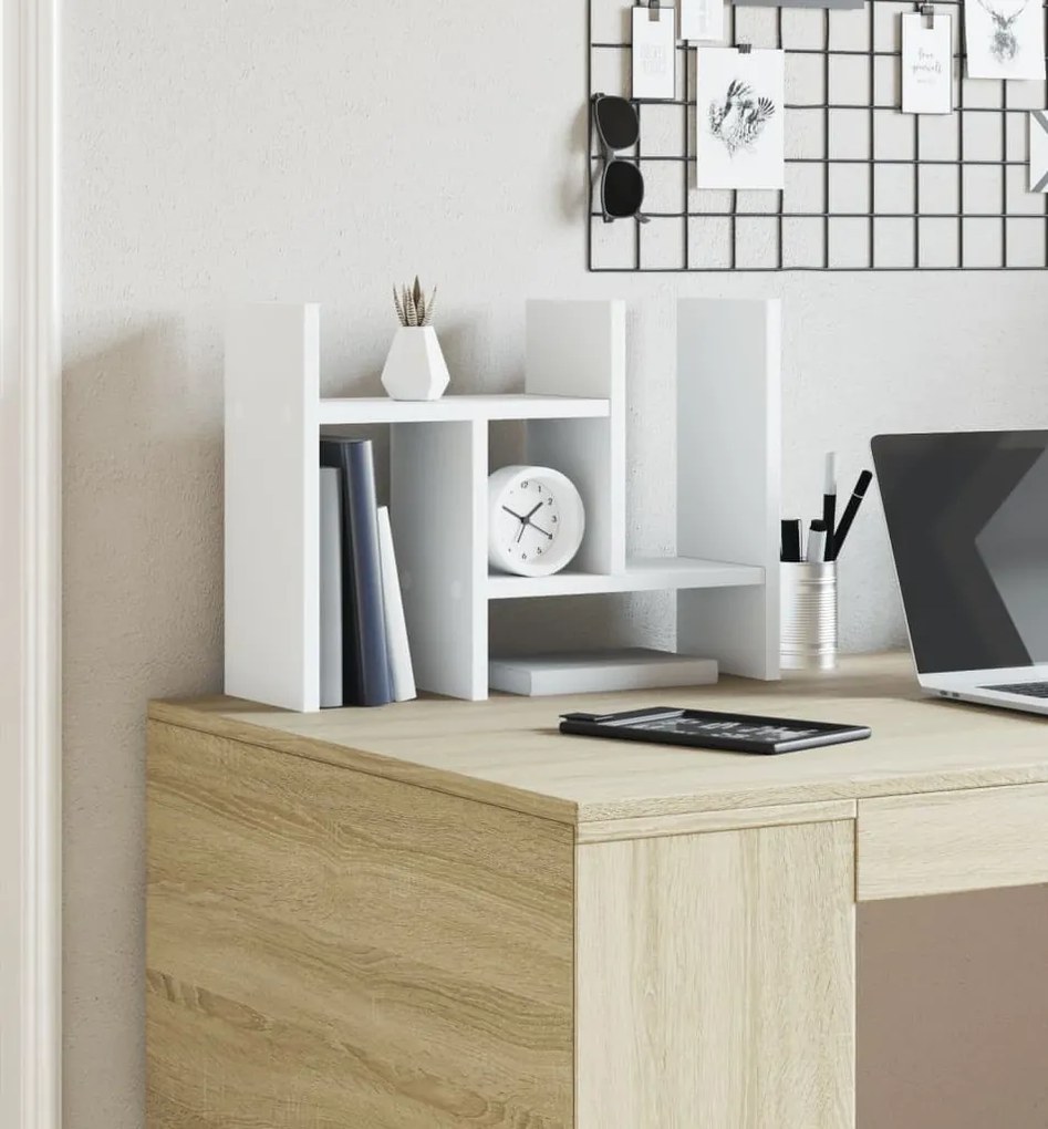 vidaXL Stolní organizér 34,5x15,5x35,5 cm kompozitní dřevo [848057] Barva: dub sonoma