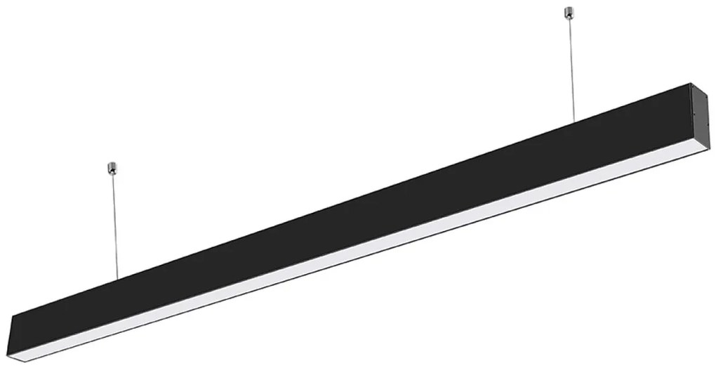 LED Solution Černé lineární závěsné LED svítidlo 40W Premium Barva světla: Teplá bílá 21882