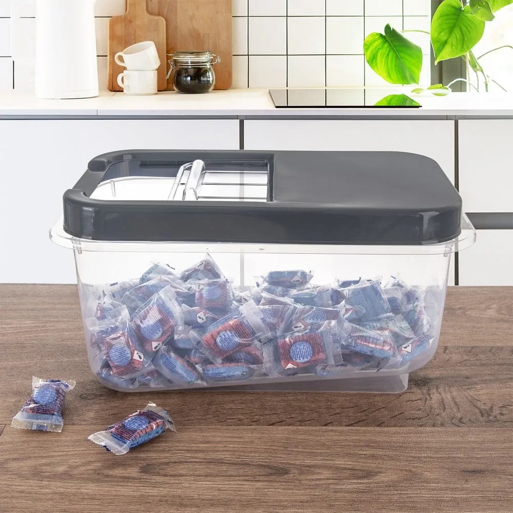 Plastový úložný box s víkem 35x20x18 cm Slop – Orion