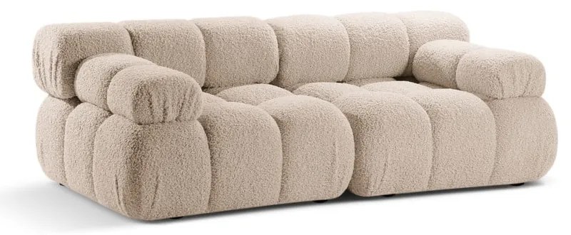 Béžová modulární pohovka z textilie bouclé 188 cm Bellis – Micadoni Home