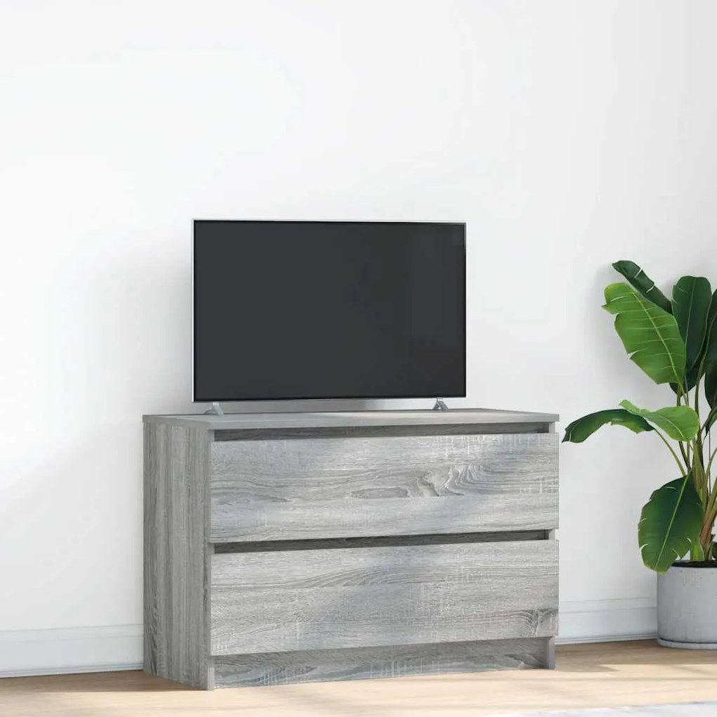 TV skříňka šedá sonoma 80x35x54 cm kompozitní dřevo