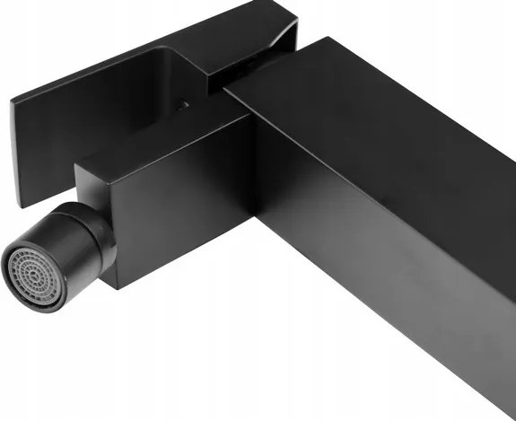 Gamma Cube, stojánková bidetová baterie h-145, černá matná, GMA-BCEB-BK