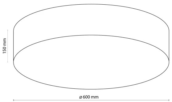 Stropní svítidlo RONDO 4xE27/15W/230V