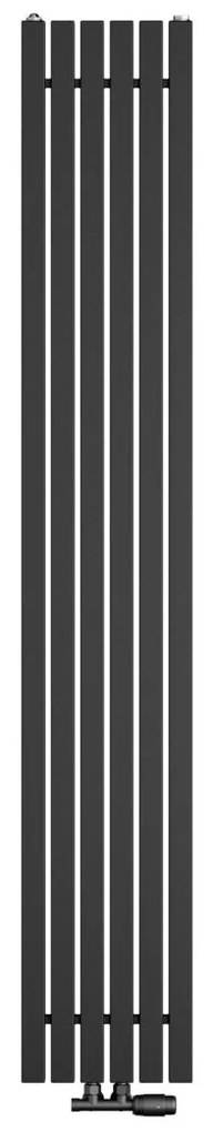 Regnis LUXAR, topné těleso 290x1200mm se středovým připojením 50mm, 527W, bílá matná (RAL 9003), LUXAR120/29/D50/WHITE
