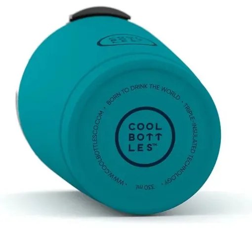 Nerezový termohrnek Cool Bottles Vivid Turquoise, 550 ml