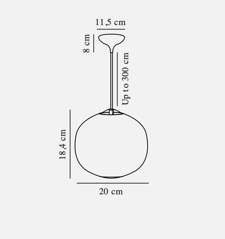 Nordlux Závěsné svítidlo Navone Velikost: 200 mm