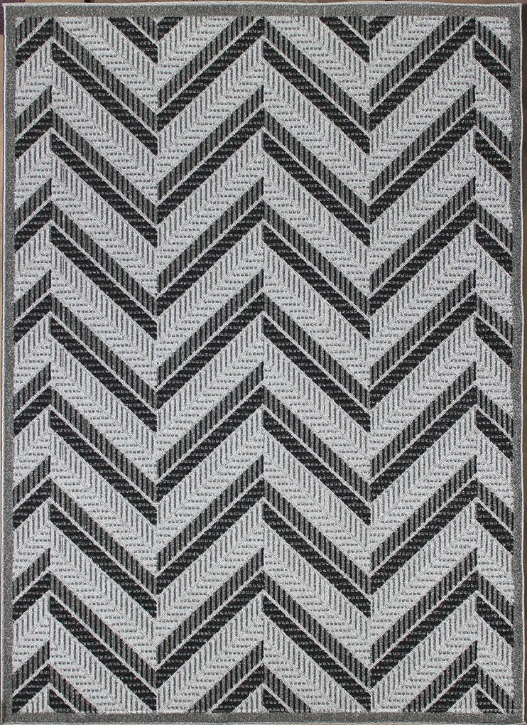 BE Koberec Lagos 1088 GREY - šedý obdélníkový Rozměr: 80x150 cm