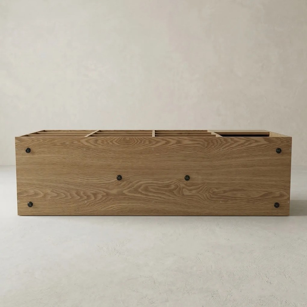Botník s sedákem KADO, 104 x 50 x 30 cm, hnědá