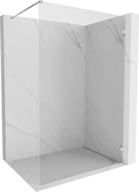 Mexen Lunar sprchová stěna pravá 100 x 200 cm, 8mm čiré sklo, chromová, 830-100-000-01-00-P