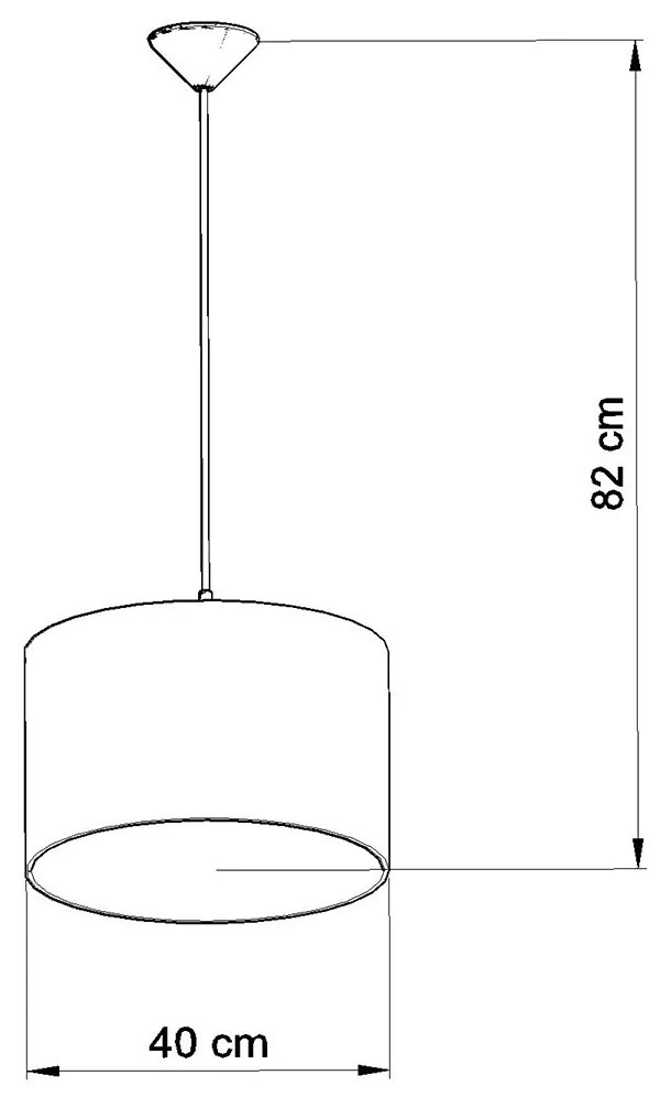 Dětské závěsné svítidlo Ball A, 1x plastové stínítko se vzorem, (fi 40cm)