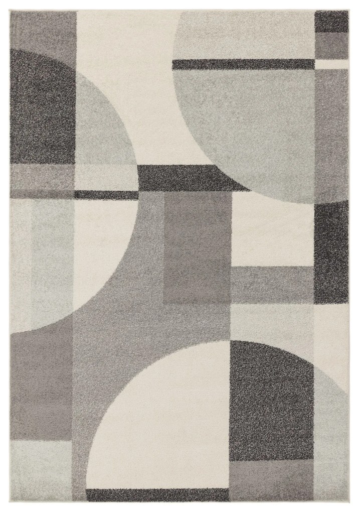 Tribeca Design Kusový koberec Jars Grey Art Deco Rozměry: 80x150 cm