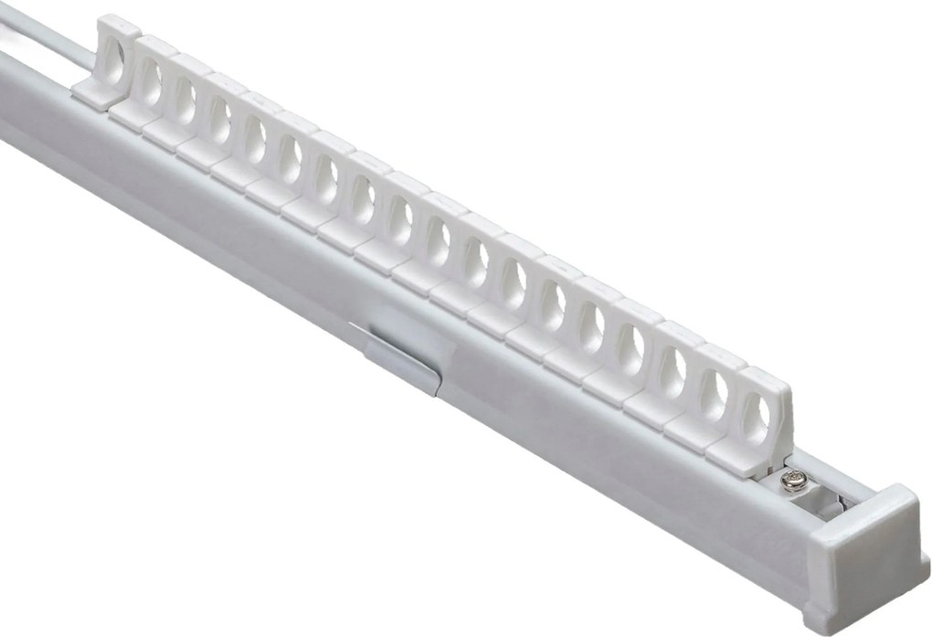 Sada - jednoduchá hliníková stropní  kolejnice TS 210 cm