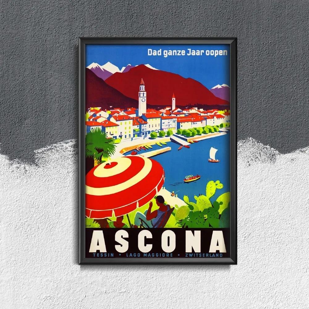 Plakát Švýcarsko ascona