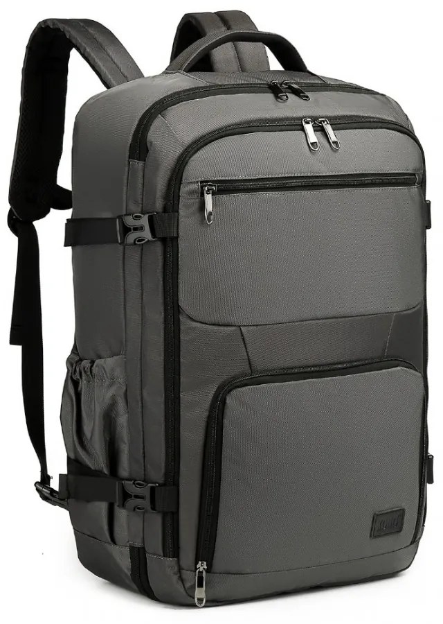 Konofactory Šedý objemný cestovní batoh do letadla "Explorer" - XL (100l) 39L