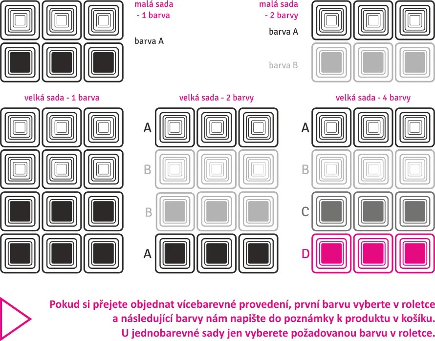 WALLVINIL Samolepky na zeď - Čtverce HIT 2010 Barva: Černá, Velikost: 30 kusů čtverců