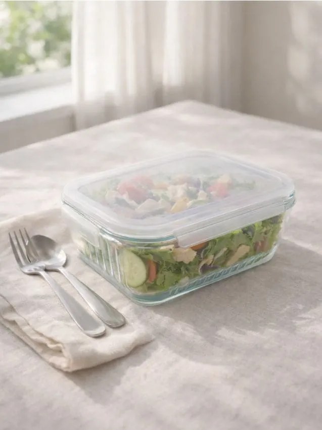 Sinsay - Transparentní lunch box s víkem - clear