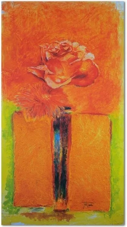 CARO Obraz na plátně - Flowers In A Vase 30x40 cm