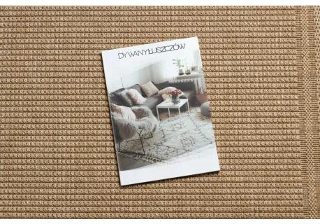 Dywany Luszczow Kusový koberec TIMO 5979 SISAL venkovní rám tmavě béžová Rozměr koberce: 180 x 270 cm