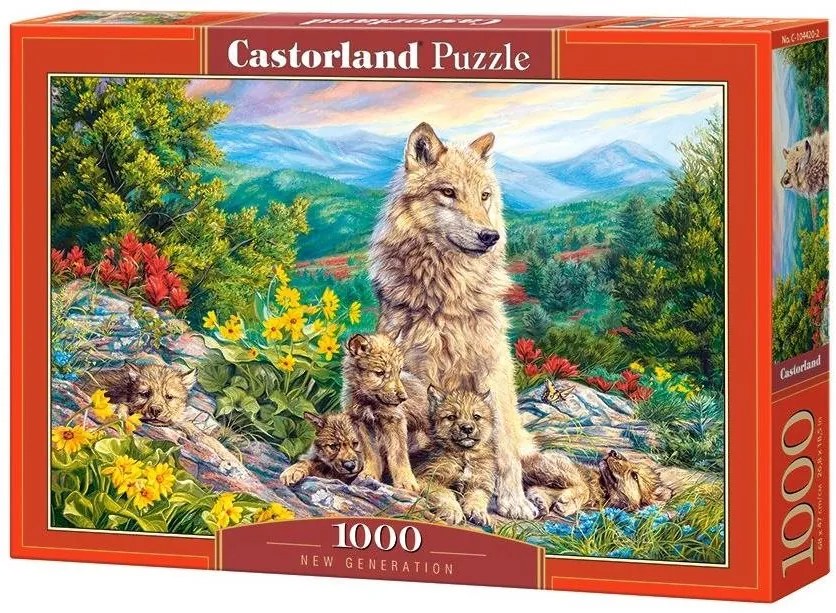 Castorland puzzle nová vlčí generace 1000 dílků