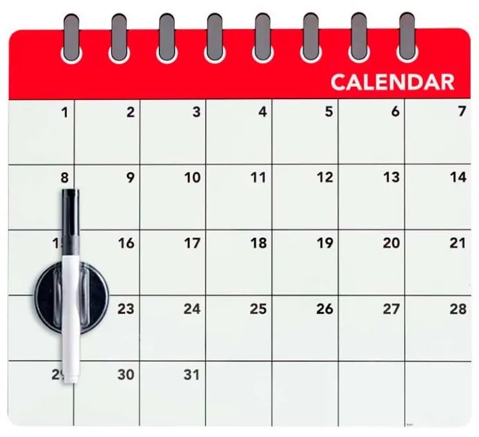 Magnetická tabule na lednici Balvi Calendar