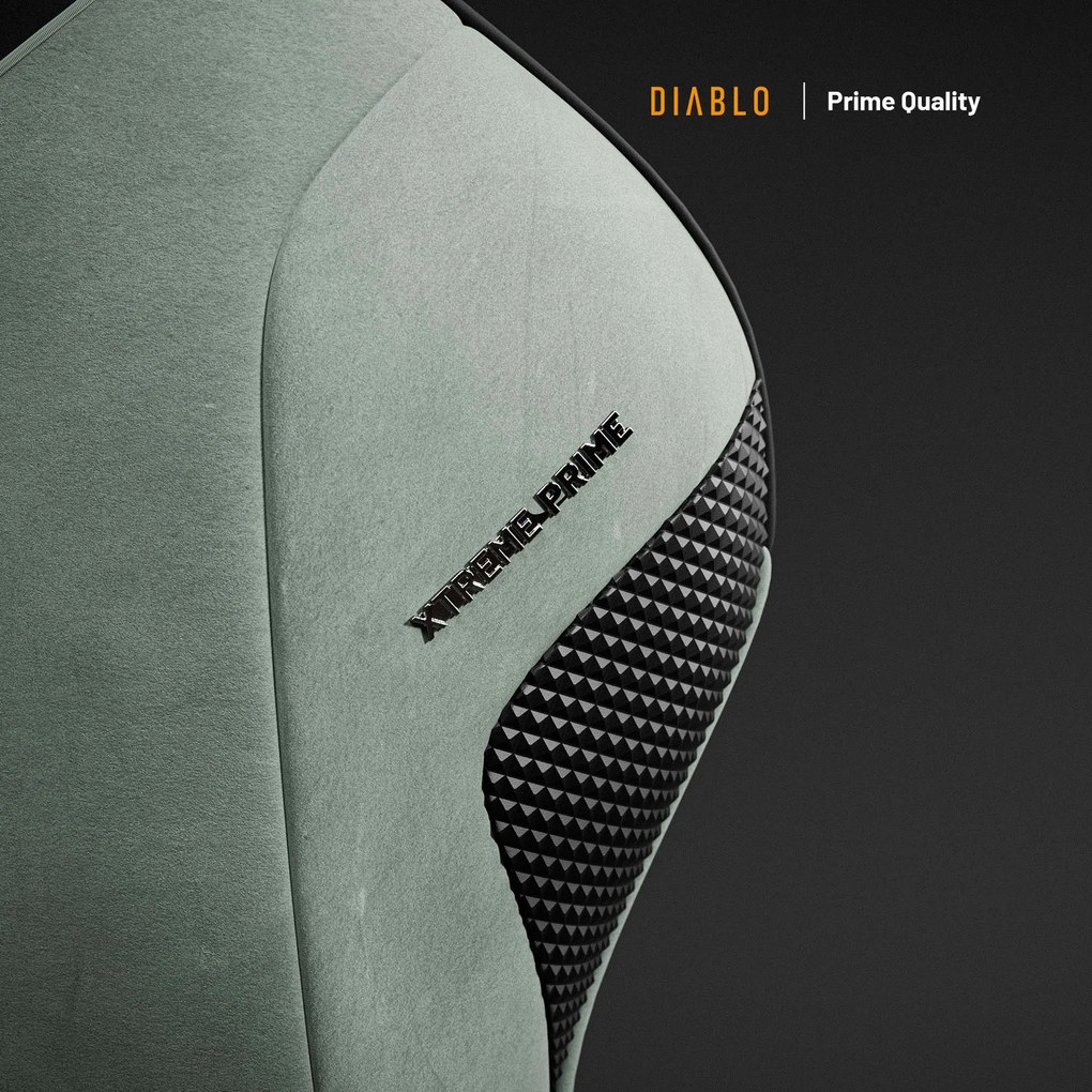 Herní židle Normal Size, zeleno-černá: Diablo X-One Prime Ghotic Green