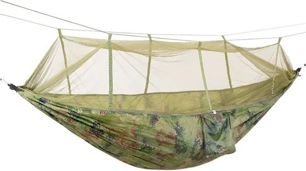 Hamaka s moskytiérou SAP AG233F, 260x140cm, army