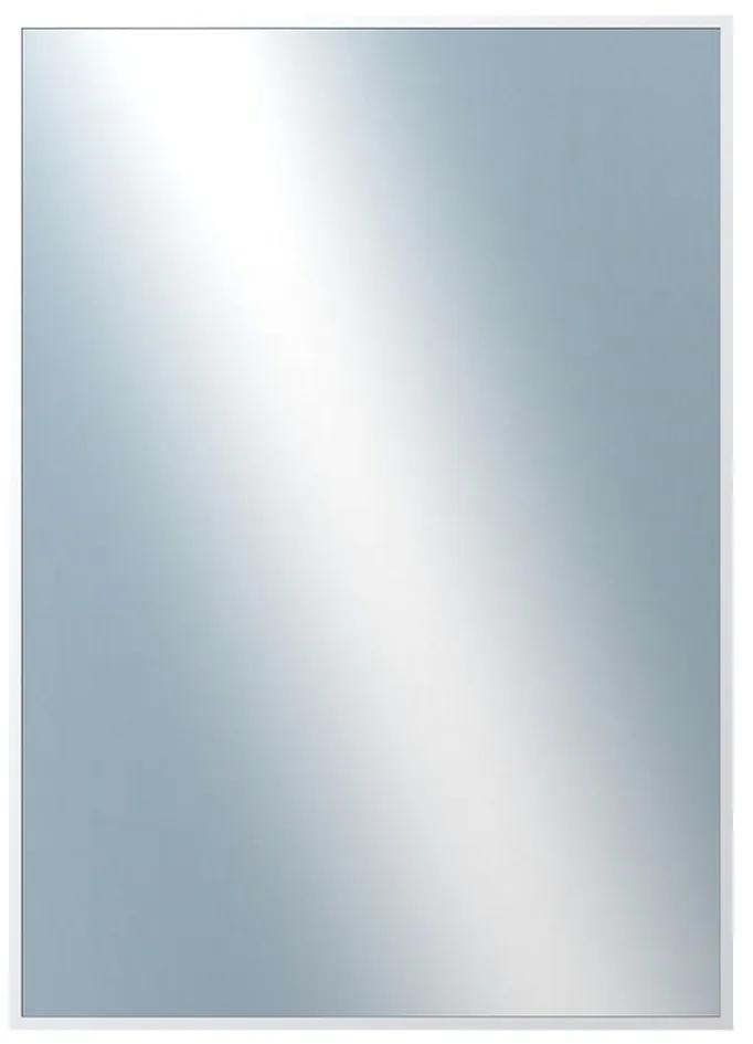 DANTIK - Zarámované zrcadlo - rozměr s rámem cca 50x70 cm z lišty Hliník bílá | P03-027 (7003027)