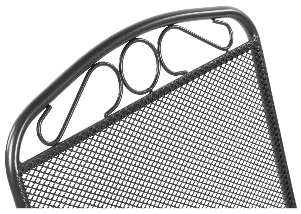 Fieldmann IRIS 4 Sestava zahradního nábytku IRIS 4 Sada venkovního nábytku v drátěném designu, Vyrobené z kvalitního tahokovu, 4 křesla, Možnost