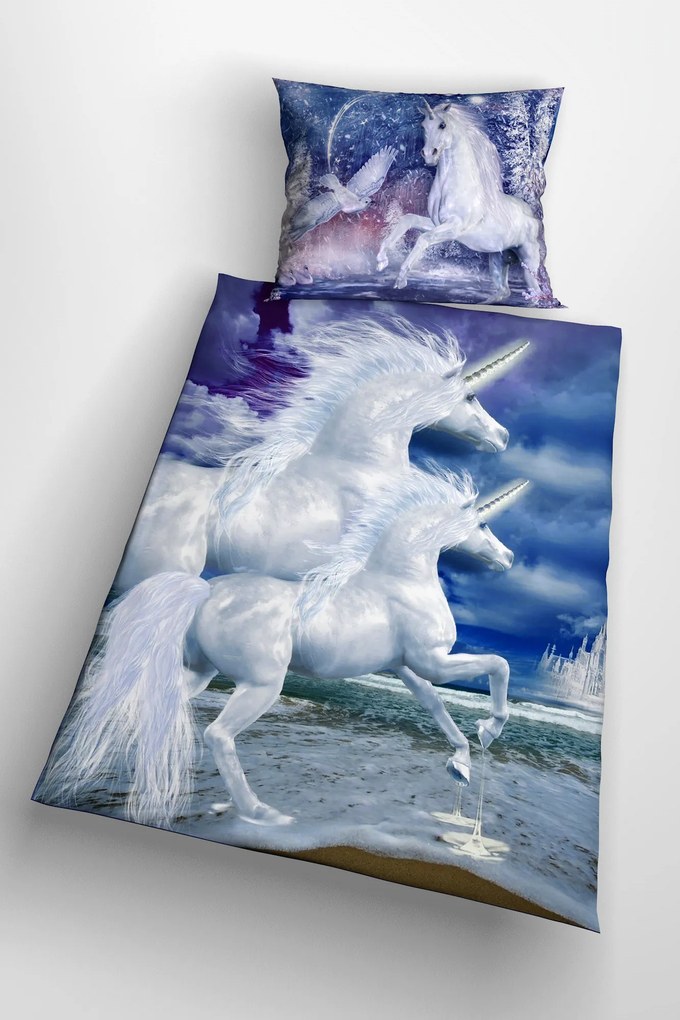 3d povlečení s jednorožcem - Unicorn Unicorn 140x200 cm