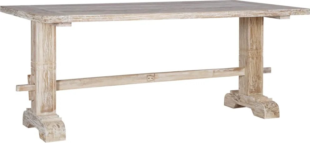 Jídelní stůl Jonnas - masivní teakové dřevo | 180x90x75 cm