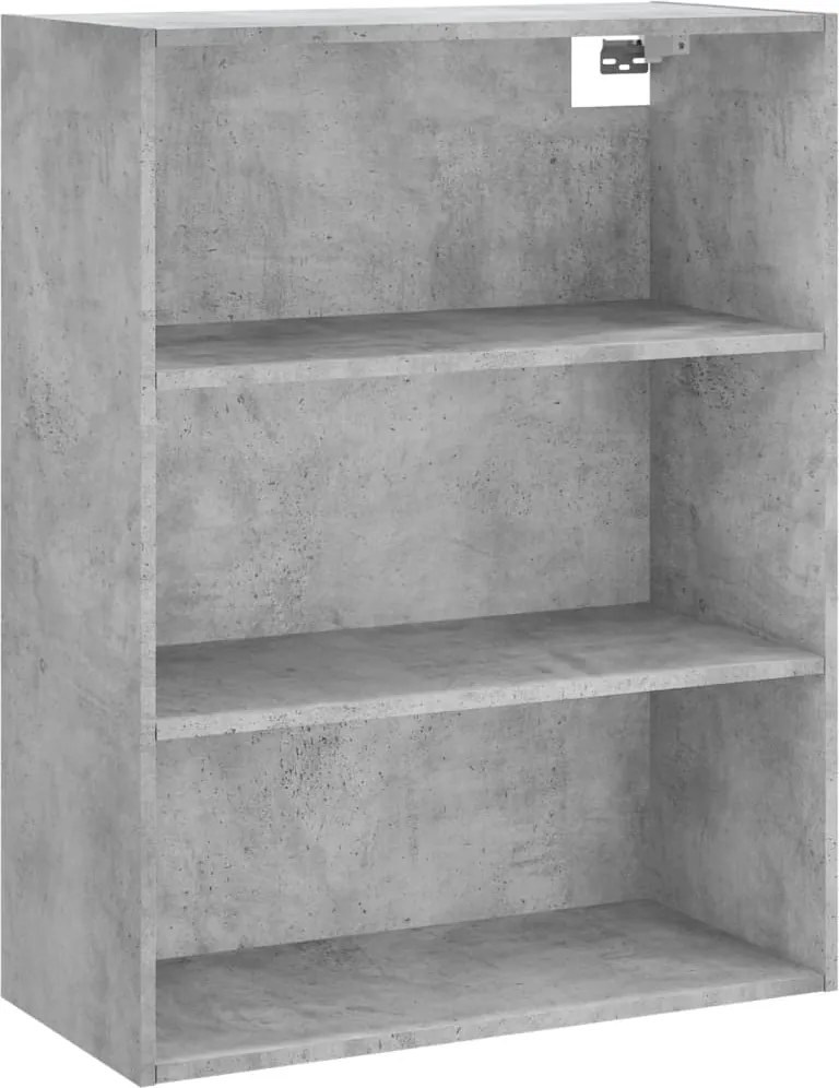 Skříň highboard betonově šedá 69,5x34x180 cm kompozitní dřevo 3189513