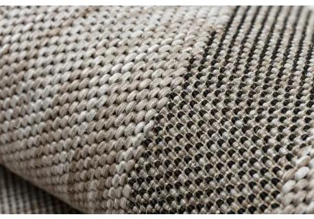 Dywany Luszczow Kusový koberec SISAL FLOORLUX 20078 stříbro / černý Rozměr koberce: 160 x 230 cm