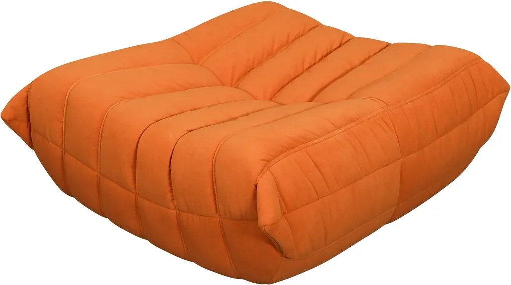 Taburet Nua 86 cm samet oranžový