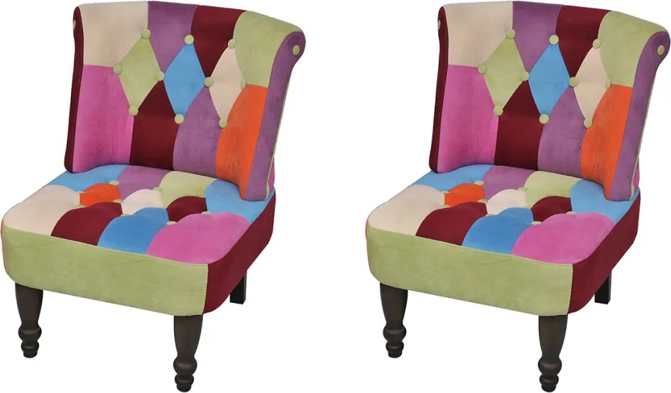 Patchwork křesla 2ks