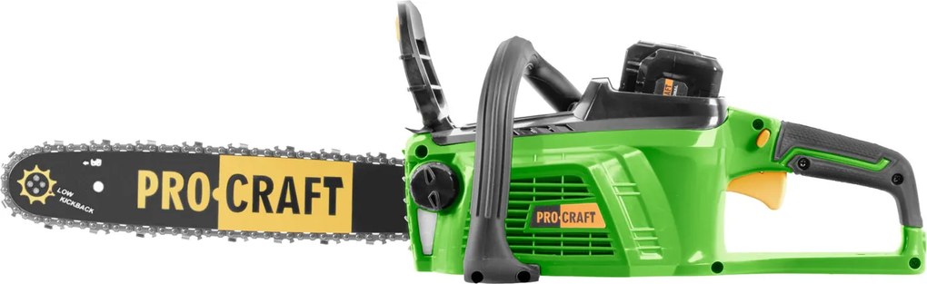 Procraft PKA40Li 40V SET - akumulátorová řetězová pila (s 4 Ah akumulátorem a nabíječkou)