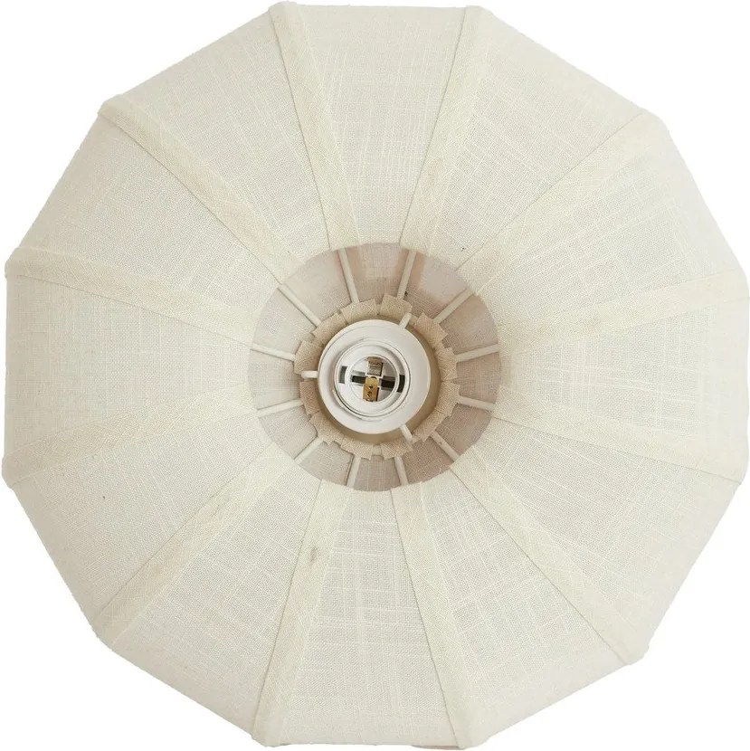 Krémové stropní svítidlo s textilním stínidlem ø 40 cm Zosia – Light &amp; Living
