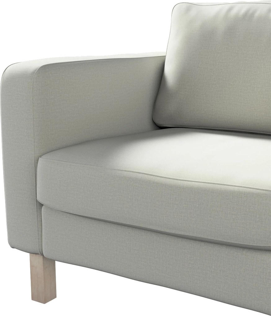 Potah na křeslo IKEA Karlstad, krátký barva zelená látka sametová