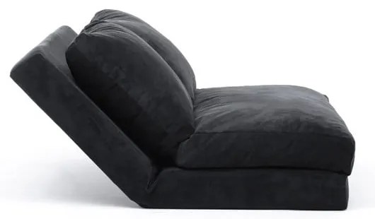 Černá rozkládací pohovka 120 cm Taida – Balcab Home