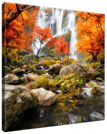 Tištěný obraz Podzimní vodopád 30x30cm 2335A_1AI