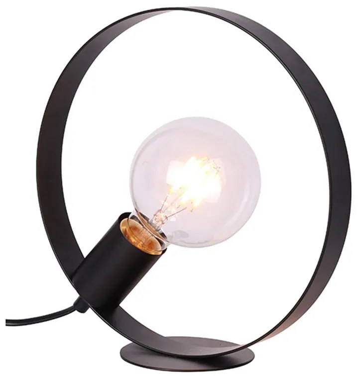 Černá stolní lampa Nexo Ledea pro žárovku E27  - Candellux