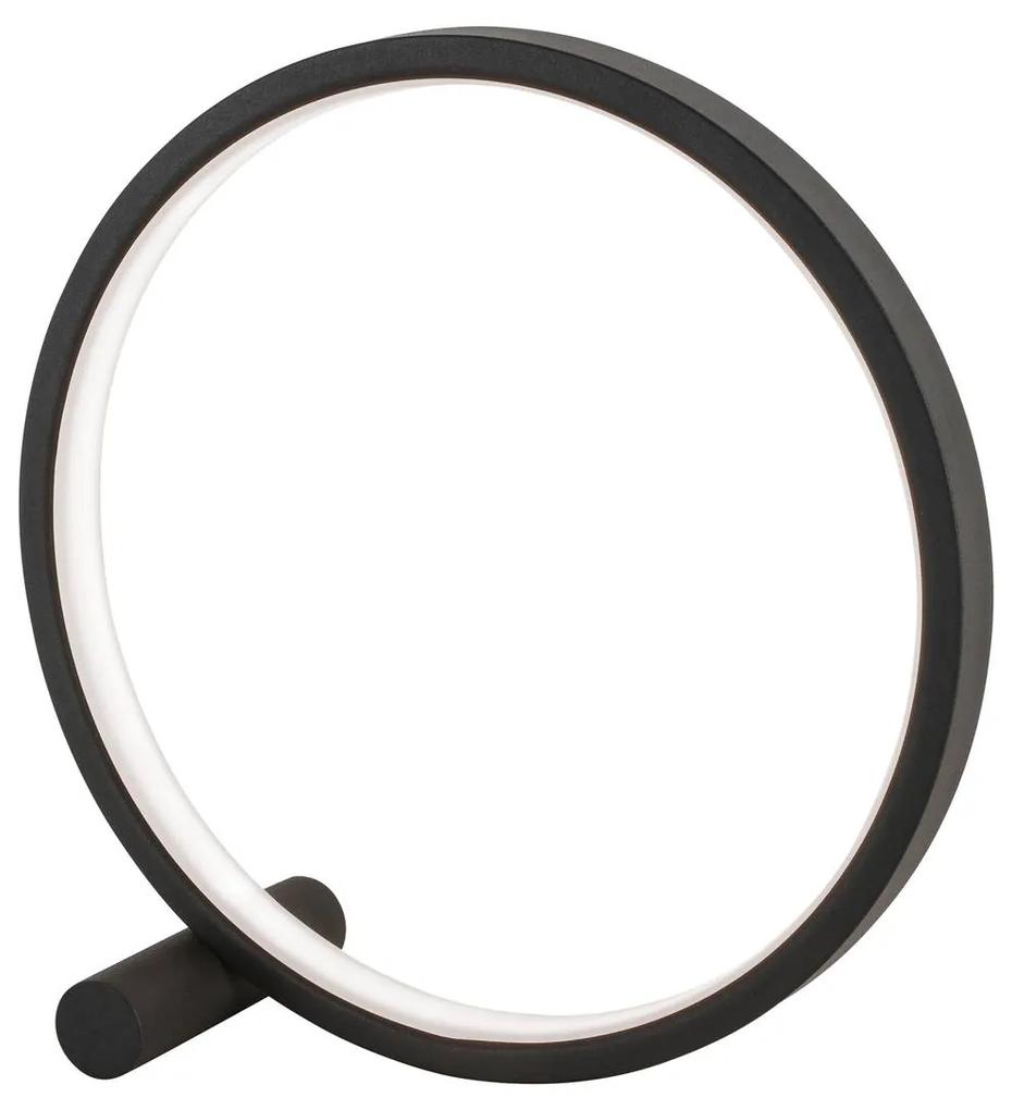 Stolní lampa LED Circle, černá