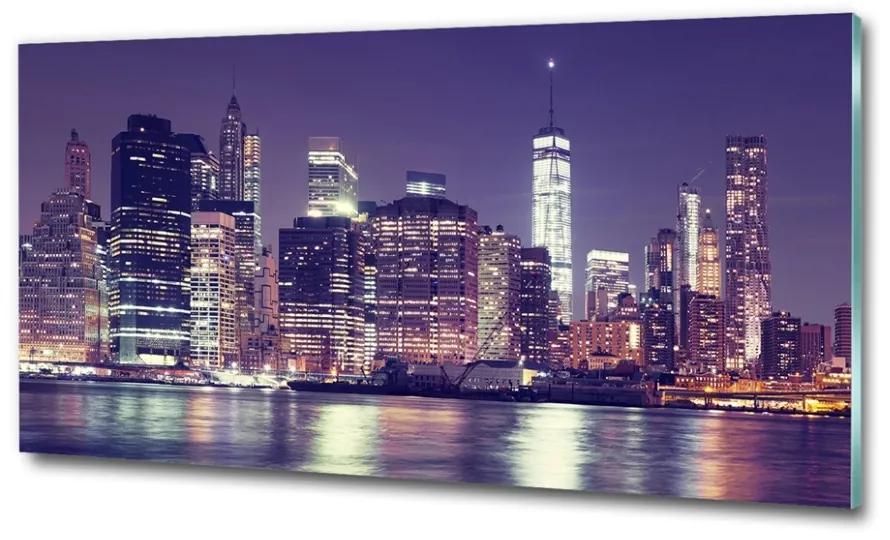 Wallmuralia Moderní foto obraz na stěnu New York noc 100x50