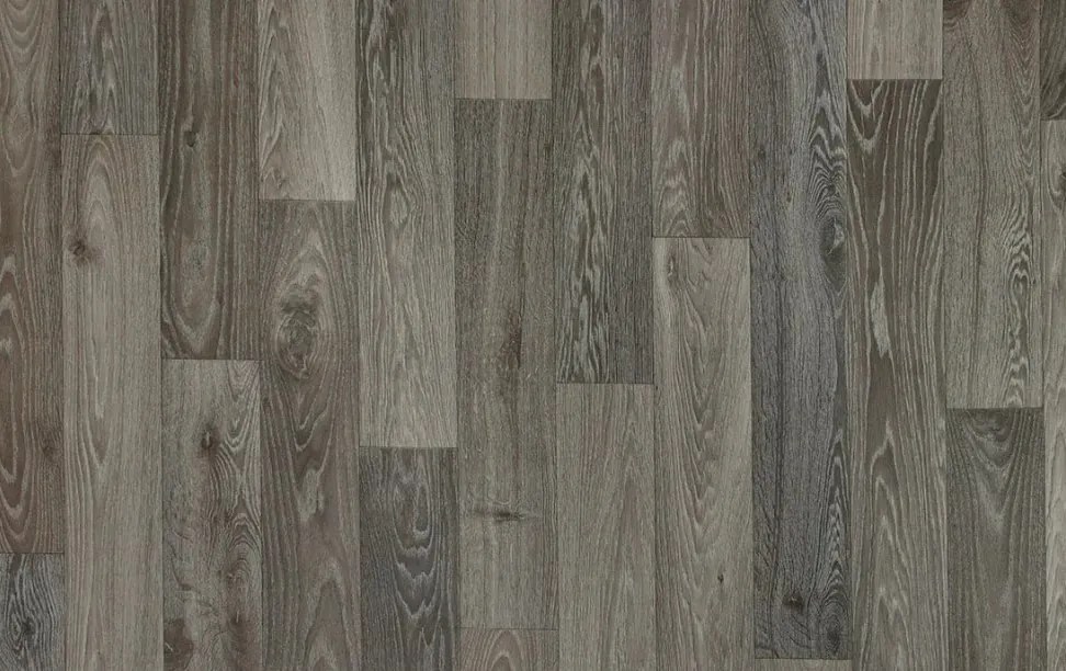 BEAUFLOR PVC podlaha - lino BLACKTEX Fumed Oak 966M – tmavě šedé dřevo ŠÍŘKA: 4 m, POUŽITÍ: Zátěžové