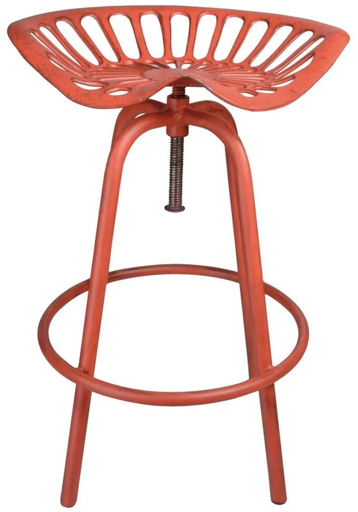 406520 Esschert Design Barová židle "Traktor" červená IH024