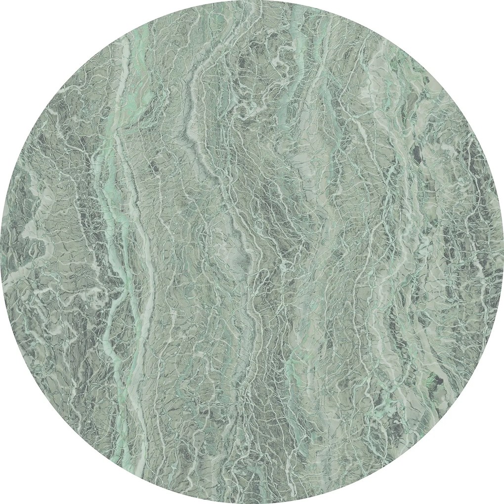 Komar Samolepicí vliesová fototapeta Dot Green Marble pr. 125 cm