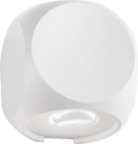 NV 9226217 Venkovní nástěnné svítidlo ZARI bílý hliník a sklo Cree LED 2x2W 3000K 100-240V 2x38st. IP54 světlo ve dvou směrech - NOVA LUCE
