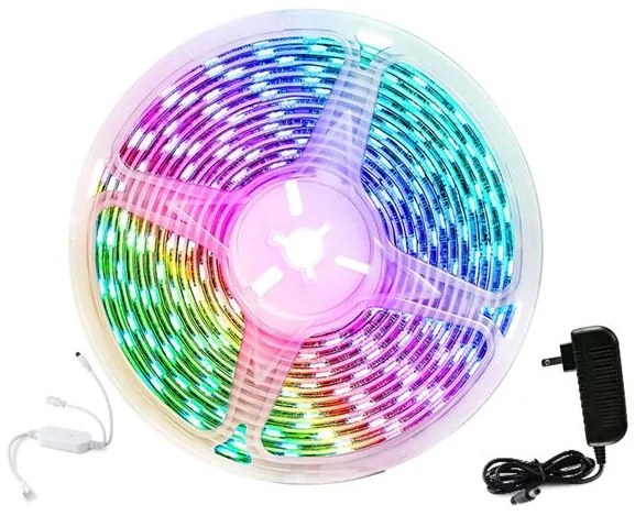 Smart LED pásek 12V 40LED/m IP65 24W RGB MOES LED Light Strip 5m WiFi Tuya - poškozený obal
