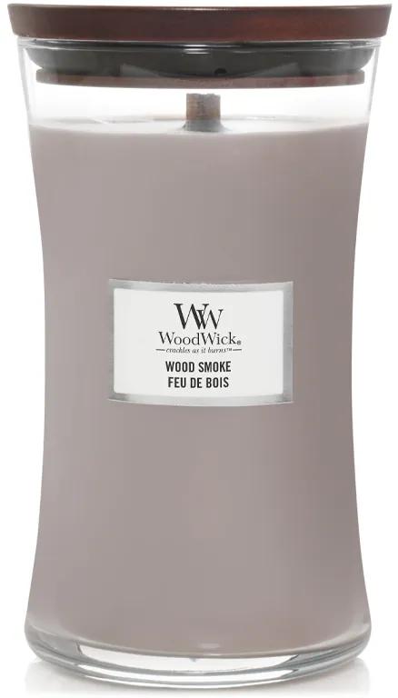 WoodWick – svíčka Wood Smoke (Kouř z cedrového dřeva) Velikost: střední 275 g