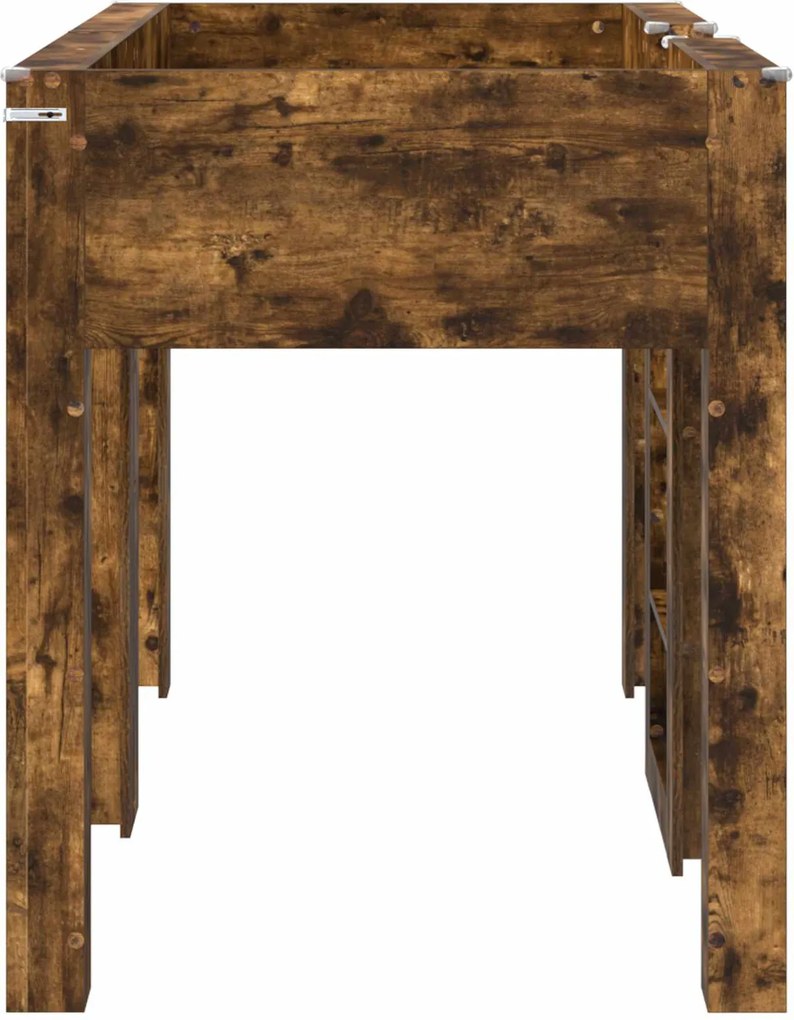 Patrová postel pro děti Kouřový dub 75 x 190 cm 3410471